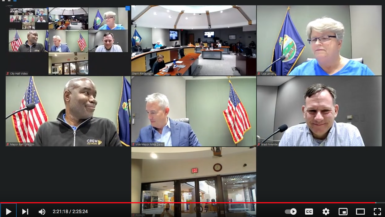 City mulling its options on public commentary; public commenter won’t be prosecuted after being ...